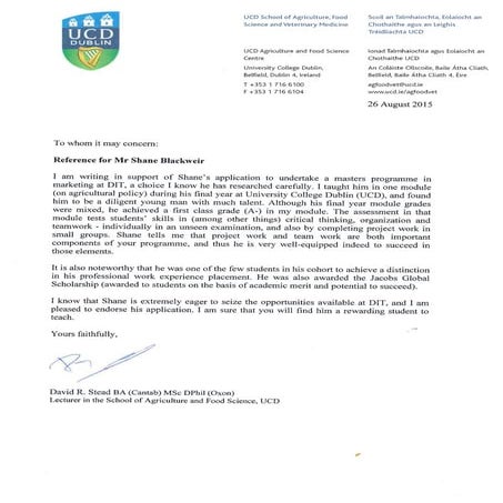 Reference - UCD david stead | PDF