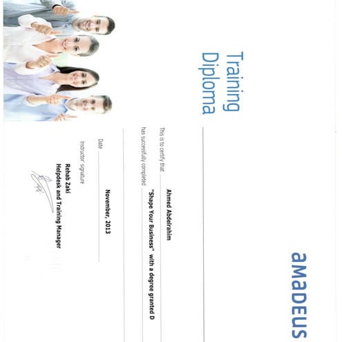 AMADEUS DIPLOMA | PDF