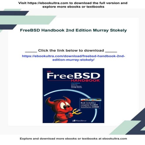 FreeBSD Handbook 2nd Edition Murray Stokely | PDF