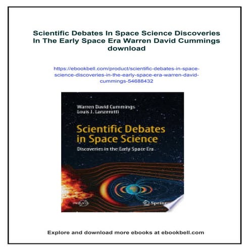 Scientific Debates In Space Science Discoveries In The Early Space Era ...