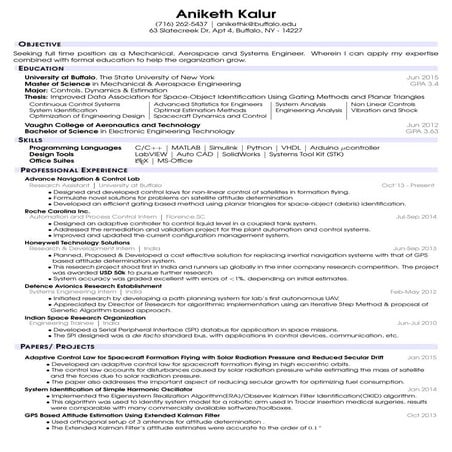 Aniketh Kalur (General) | PDF