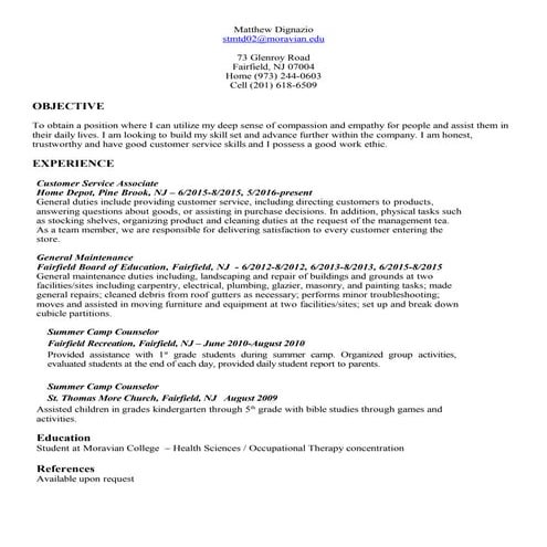 RHONDA RESUME | DOCX