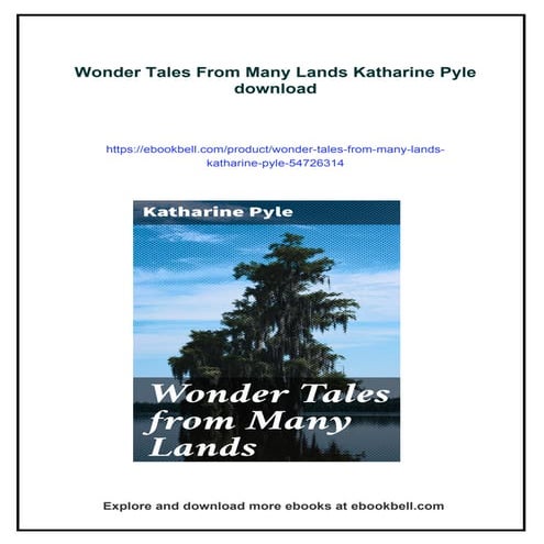 Wonder Tales From Many Lands Katharine Pyle | PDF