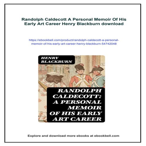 Randolph Caldecott A Personal Memoir Of His Early Art Career Henry ...