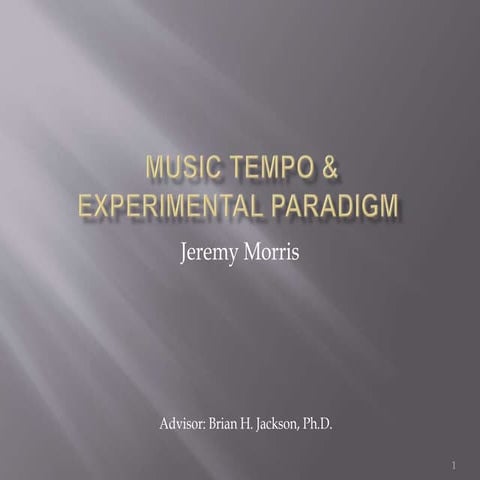 Study shows music affects exercise performance | PDF