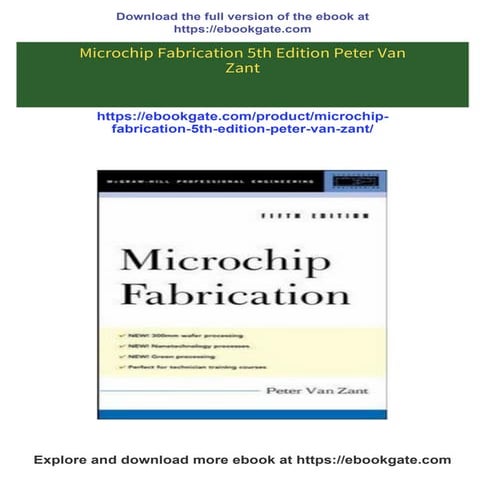 Where can buy Microchip Fabrication 5th Edition Peter Van Zant ebook ...