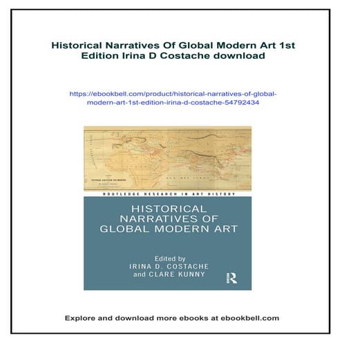 Historical Narratives Of Global Modern Art 1st Edition Irina D Costache ...