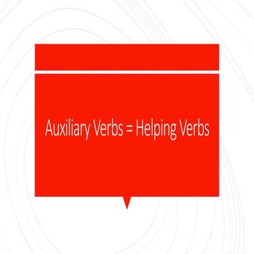 273 helping verbs | PPTX