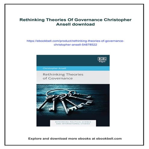 Rethinking Theories Of Governance Christopher Ansell | PDF