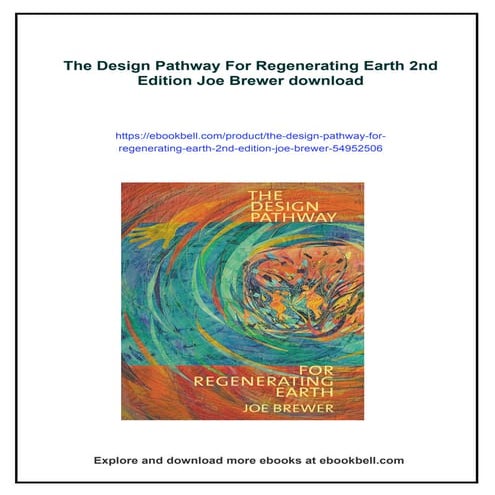 The Design Pathway For Regenerating Earth 2nd Edition Joe Brewer | PDF