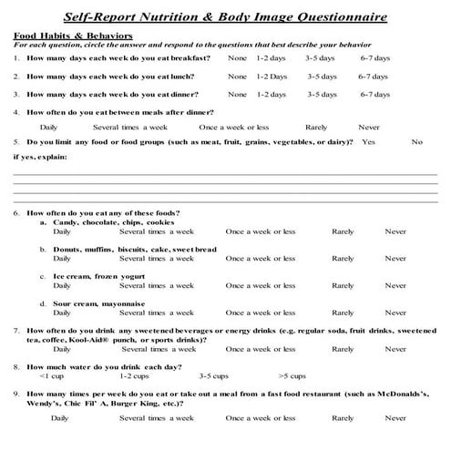 Updated Self Report 11_18 | DOCX