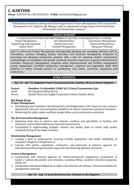 Senior infrastructure engineer | PDF