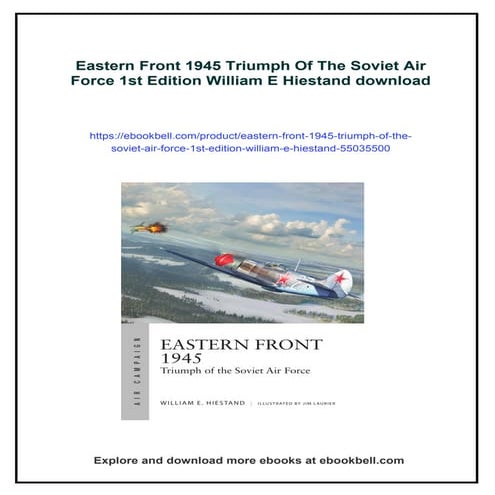 Eastern Front 1945 Triumph Of The Soviet Air Force 1st Edition William ...