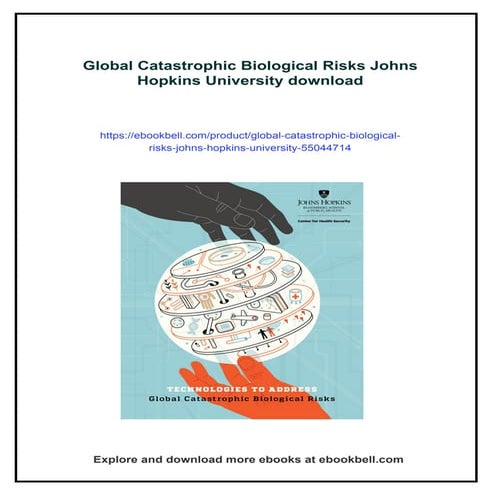 Global Catastrophic Biological Risks Johns Hopkins University | PDF
