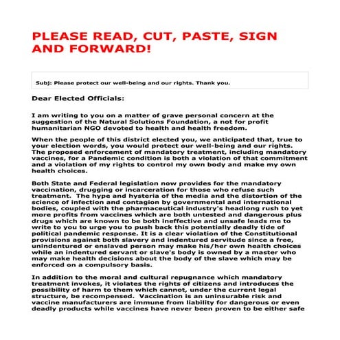 Vaccines and nanoparticles & Informed Consent. | PDF