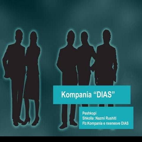 "DIAS" plan biznesi | PPT