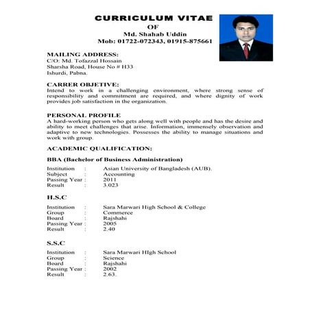 MAQBOOL CV | PDF