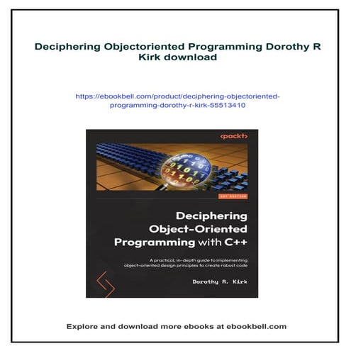Deciphering Objectoriented Programming Dorothy R Kirk | PDF