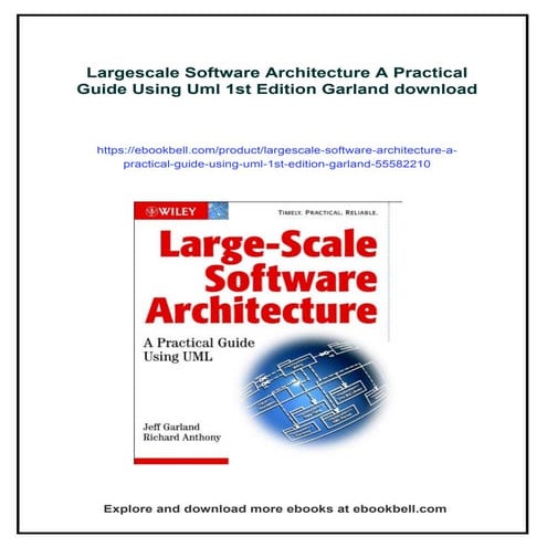 Largescale Software Architecture A Practical Guide Using Uml 1st ...