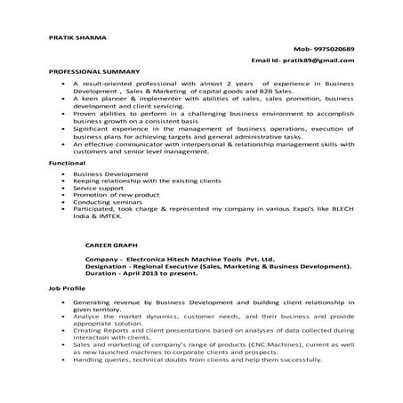 pratik CV. | PDF