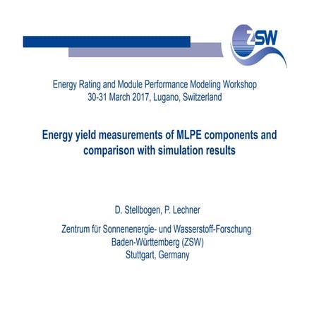 27 7th pvpmc stellbogen_mlpe | PPT