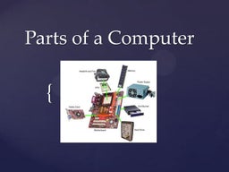 Chapter 1 Introduction to PC Hardware | PPT