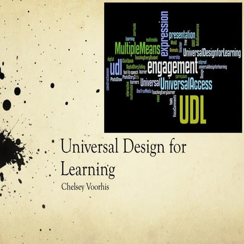 Universal Design for Learning | PPT