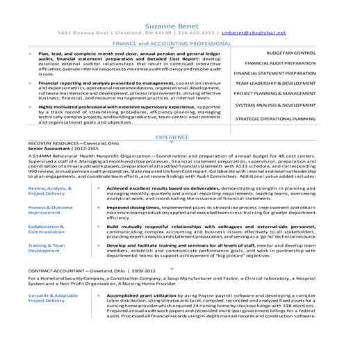 Resume - Suzanne Benet | DOCX