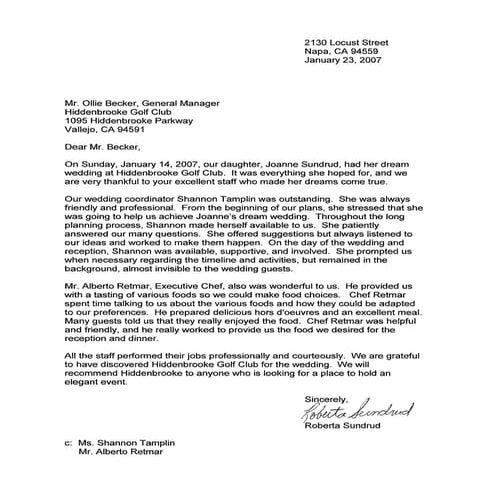 LETTER OF EXCELLENCY | PDF