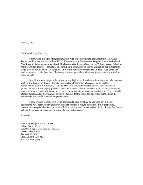 Dance Recommendation Letter Template - prntbl.concejomunicipaldechinu ...