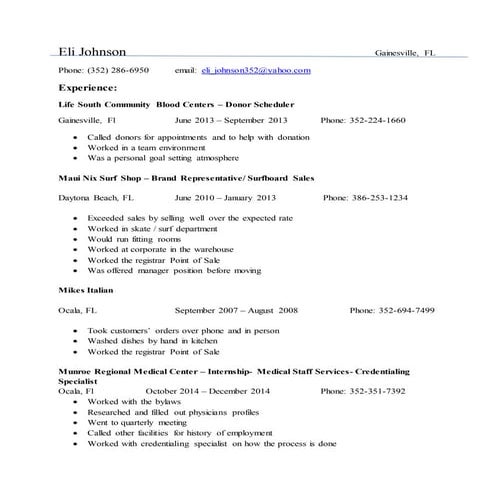 ECJ resume | DOCX
