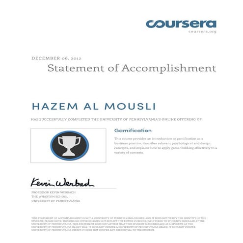 Coursera gamification 2015 | PDF
