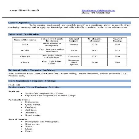 kaushik das resum | DOCX
