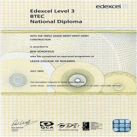 BTEC National Diploma - Construction | PDF
