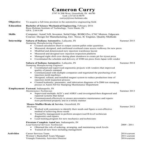 Brad's resume | DOCX