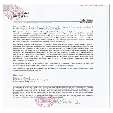 Reference Landsiedel Nlp Training Pdf