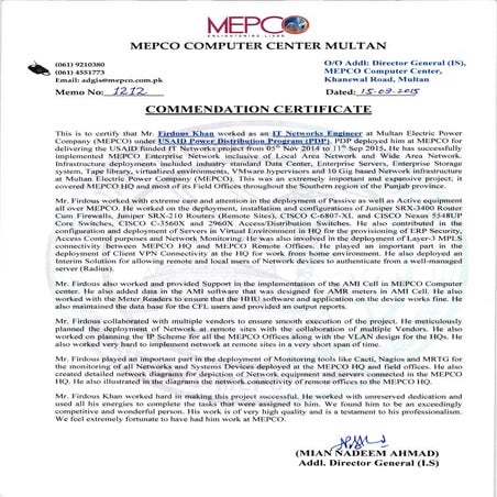 MEPCO | PDF