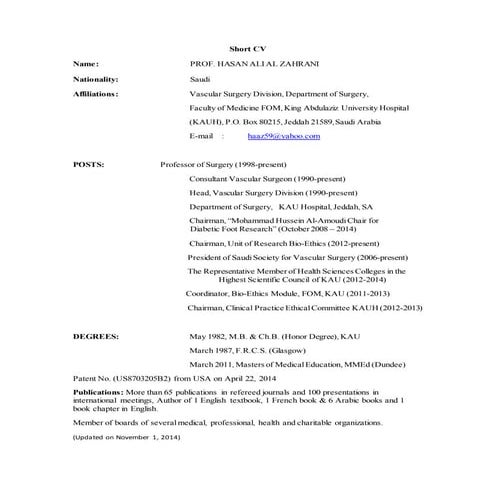 Short Eng CV- Nov 2014 | DOCX