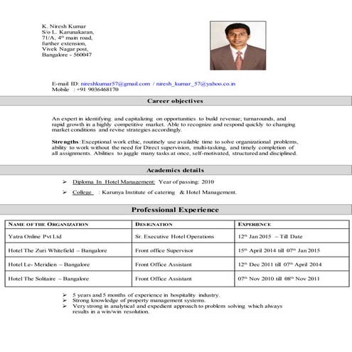 Sonu CV | DOCX