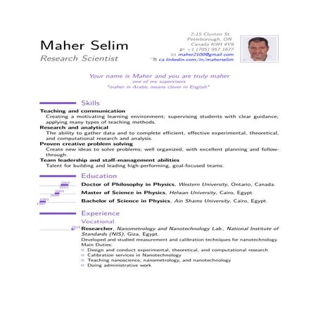 Maher_Selim_Researcher_CV | PDF