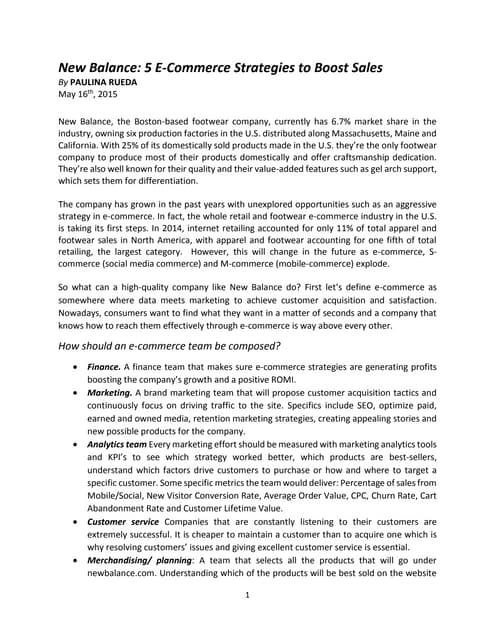 5 E Commerce Strategies To Boost Sales Pdf