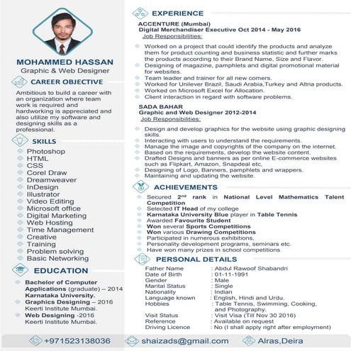 mohammed hassan cv | PDF