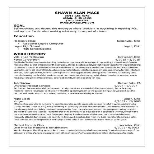 Mace Shawn Resume 7-16 | DOCX