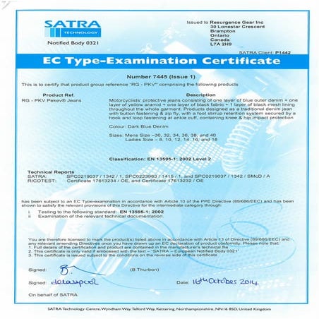 CTC CE Marking of PPE - Gloves (English language) | PDF