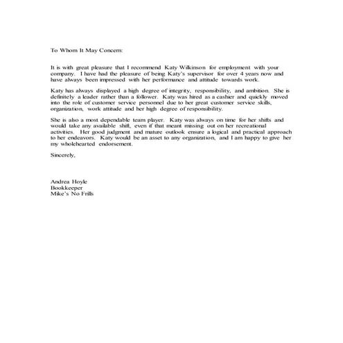 Letter of Reference from CEO - Bespoke Partners | PDF