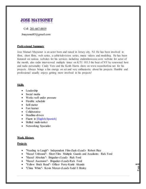 Employer references | DOCX