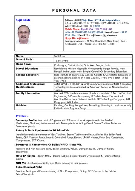 2016-CURRICULUM VITAE_TK | PDF | Civil Engineering Industry | Industries
