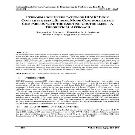 Transient response improvement of buck converter | PDF