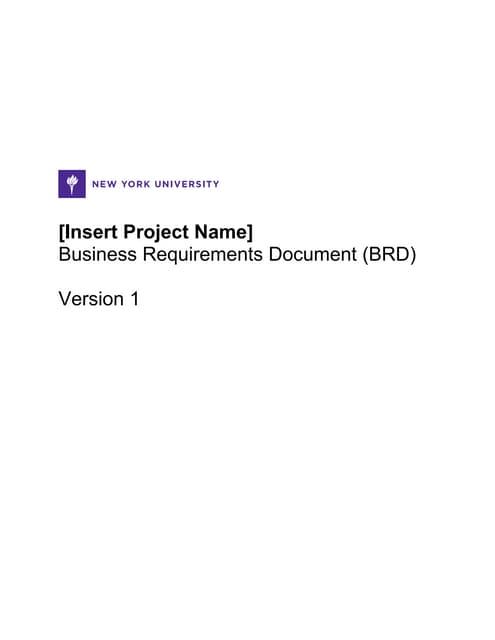 High level design document template | DOCX
