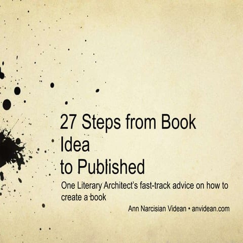 How to Write a Book 10 Steps From Best Seller | PDF